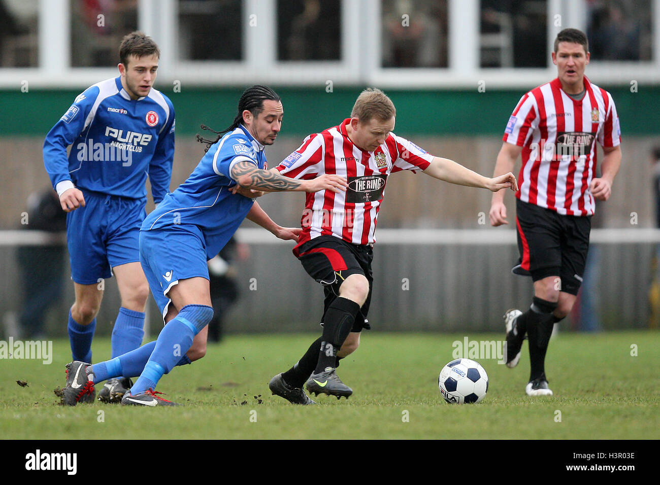 Andy Tomlinson in action for Hornchurch - AFC Hornchurch vs Welling ...