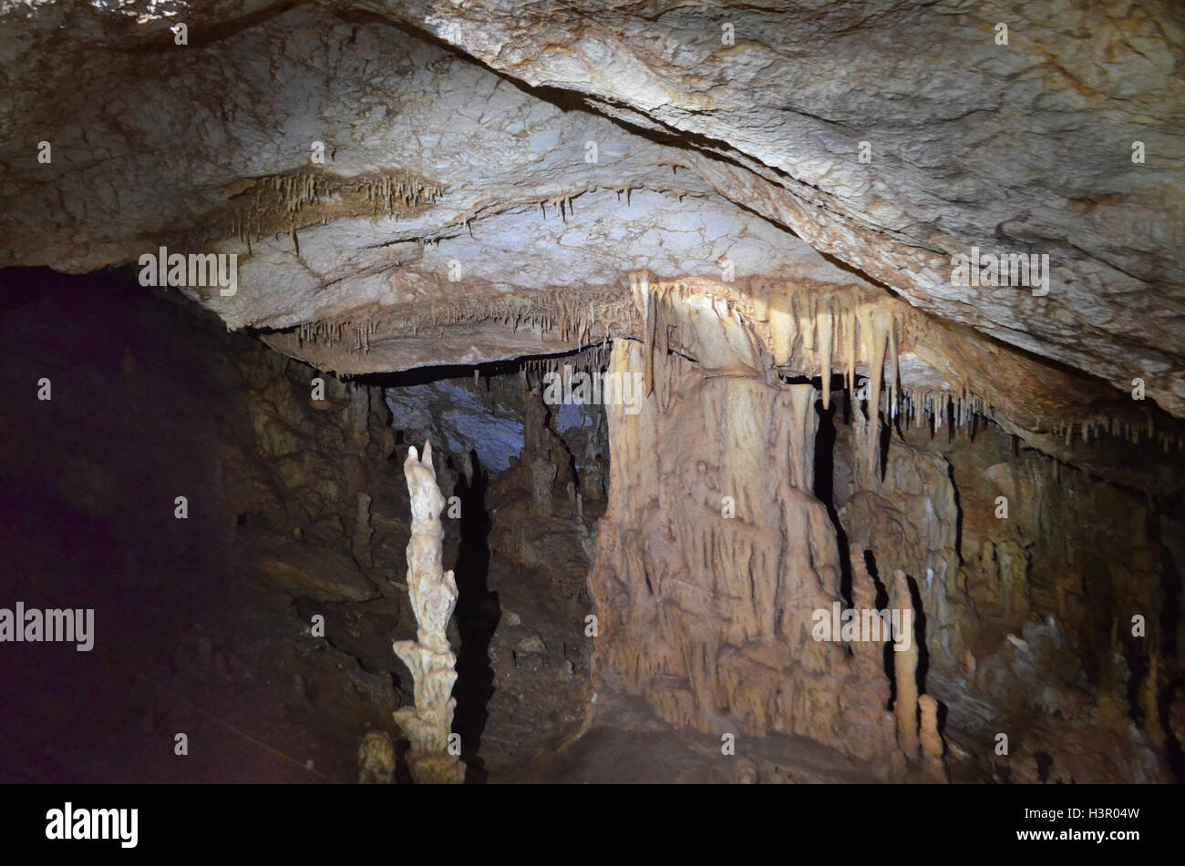 caves and mines around Greece Stock Photo - Alamy