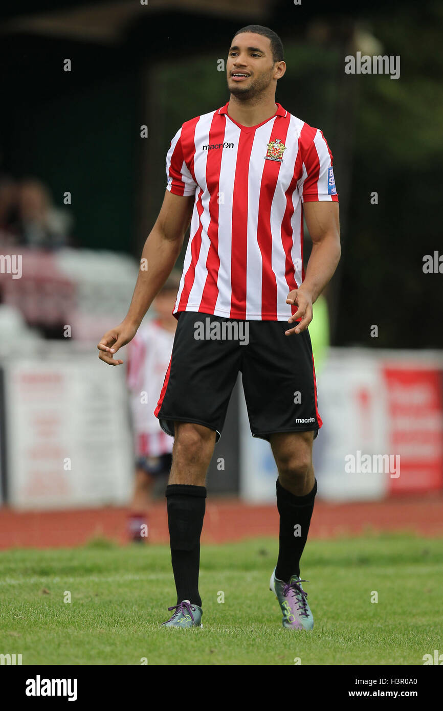 Aaron Gayle of AFC Hornchurch - AFC Hornchurch vs Weston-super-Mare ...