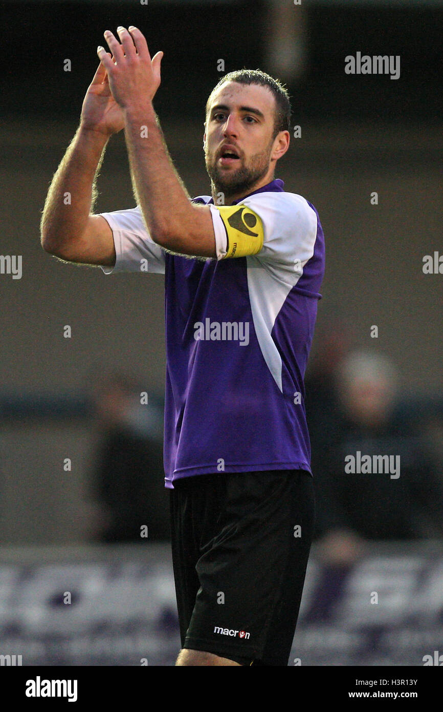 Elliot Styles of Hornchurch celebrates at the final whistle ...
