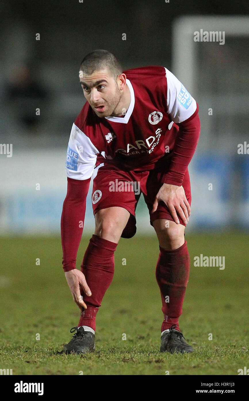 Omer Riza of Chelmsford - Chelmsford City vs AFC Hornchurch - Blue ...
