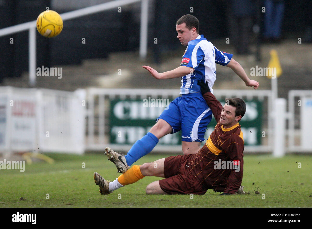 Billy Coyne in action for Hornchurch - Cray Wanderers vs AFC Hornchurch ...