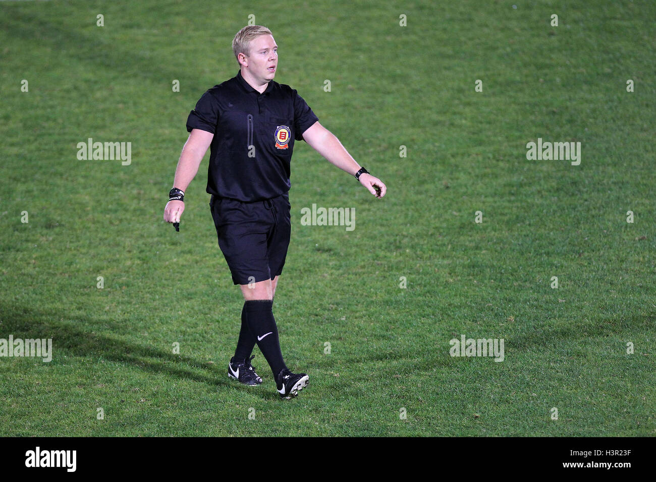 Referee Lloyd Wood - Dagenham & Redbridge vs Romford - Essex FA Senior ...