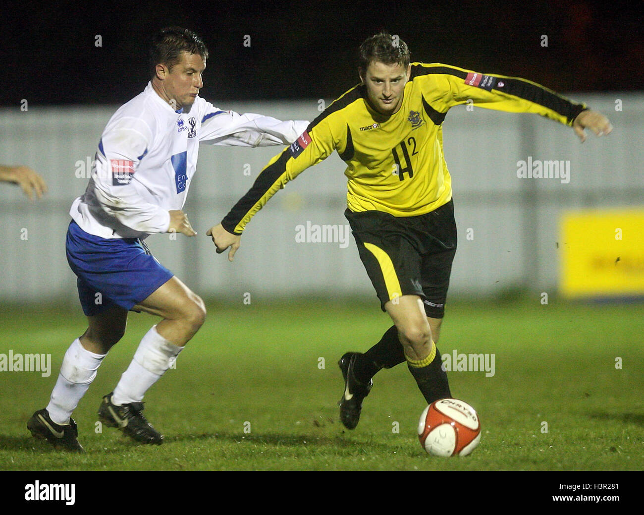 Bobby Port of Romford evades Rudi Hall - Enfield Town vs Romford ...