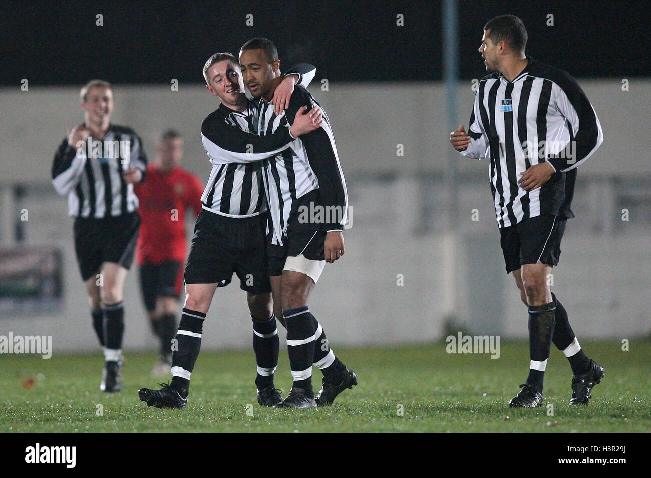 Eton Manor celebrate their goal - Eton Manor vs AFC Hornchurch - Essex ...