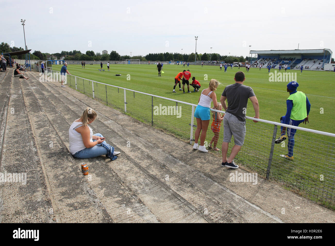 General view of Rush Green Stadium - Grays Athletic vs AFC Hornchurch ...