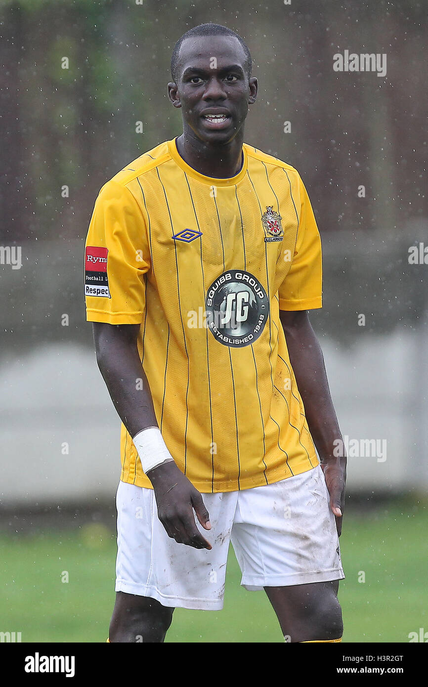 Tobi Joseph of Hornchurch - Grays Athletic vs AFC Hornchurch - Ryman ...
