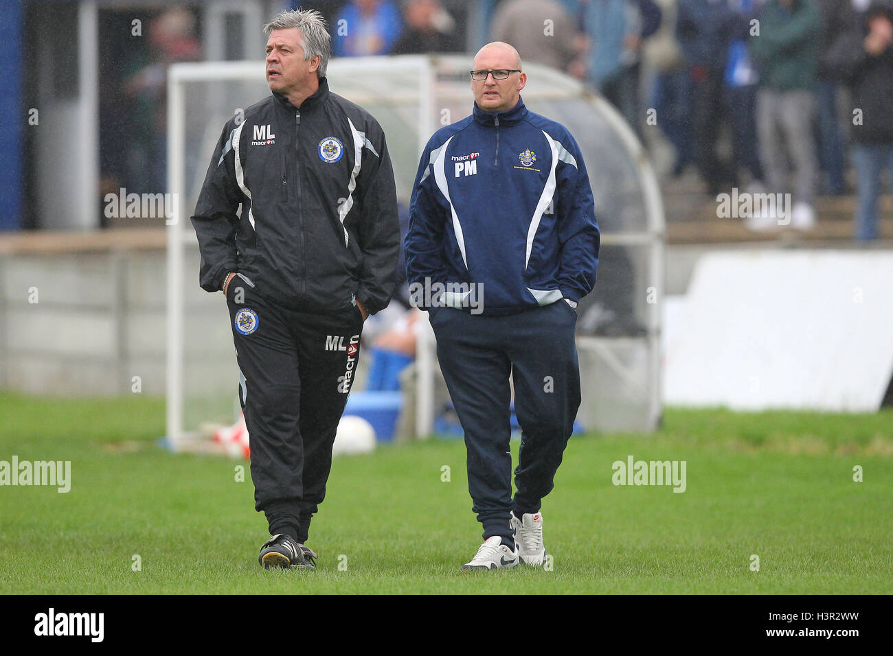 Grays manager Paul Martin (R) and assistant Mark Lord - Grays Athletic ...