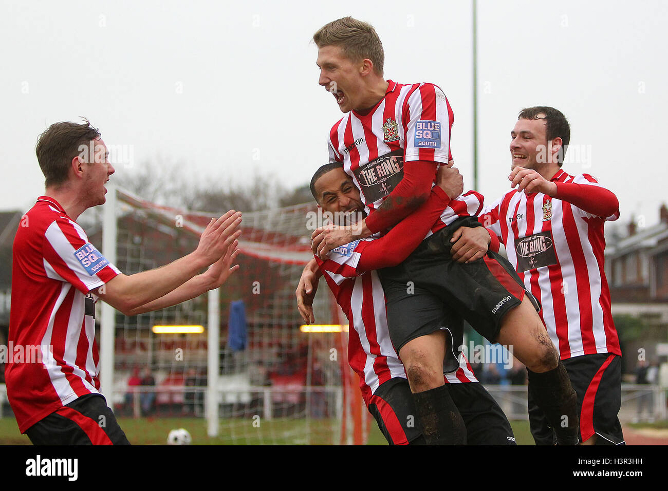 Martin Tuohy Goal Hornchurch Celebrates High Resolution Stock ...