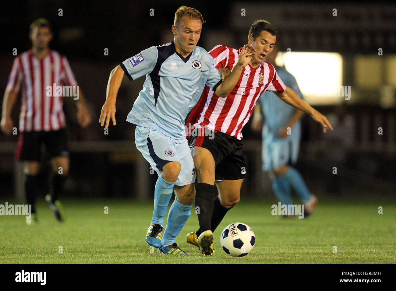 Chez Isaac of Boreham Wood and Sam Cutler of Hornchurch - AFC ...