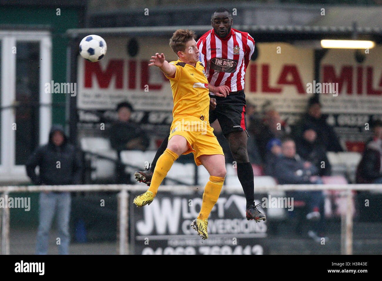 Tambeson Eyong in action for Hornchurch - AFC Hornchurch vs Sutton ...