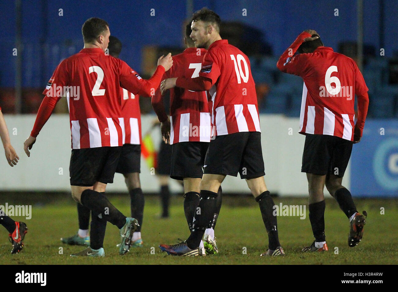 Hornchurch celebrate their first goal - Redbridge vs AFC Hornchurch ...