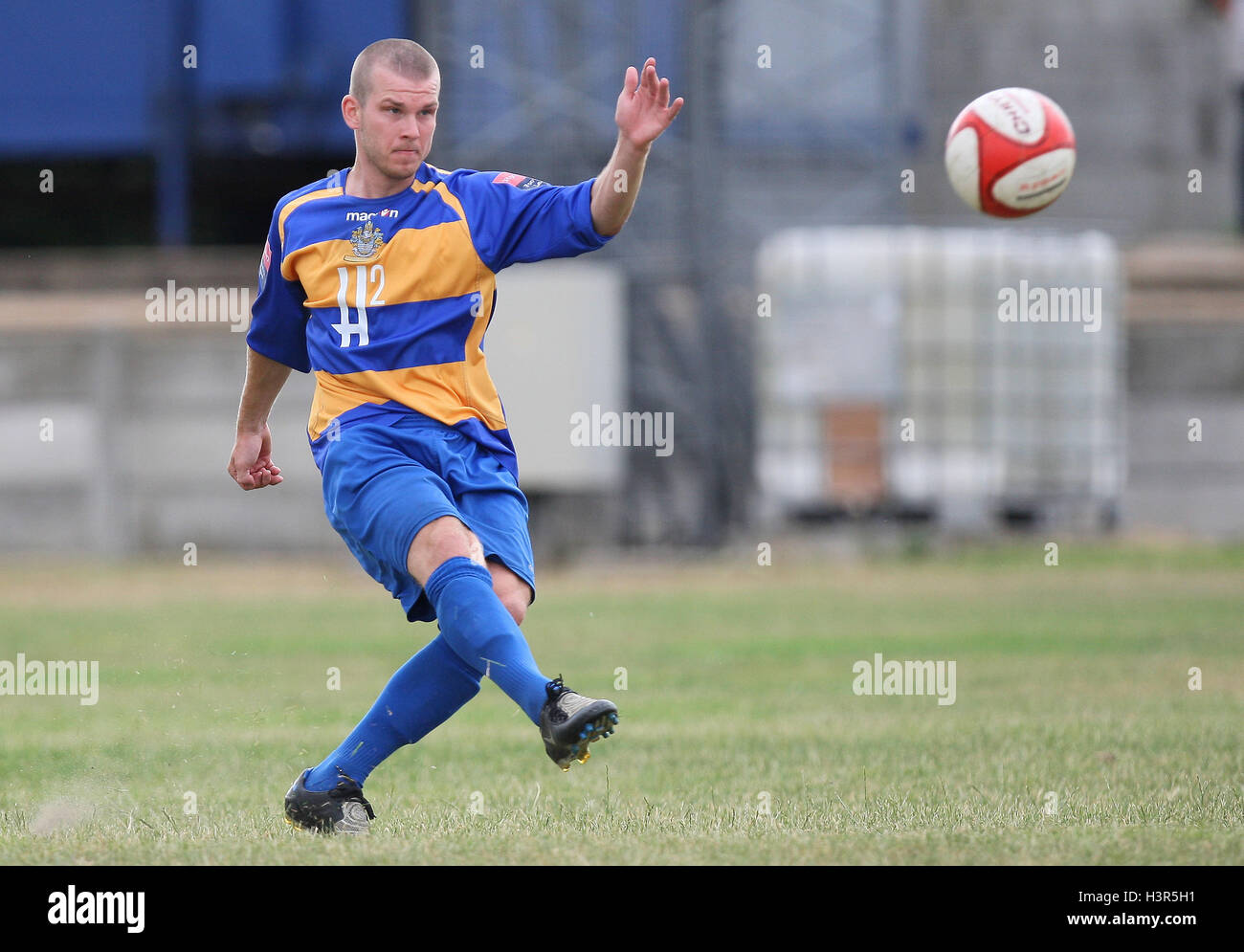 Richard Oxby of Romford - Romford vs Aveley - Pre-Season Friendly Match ...
