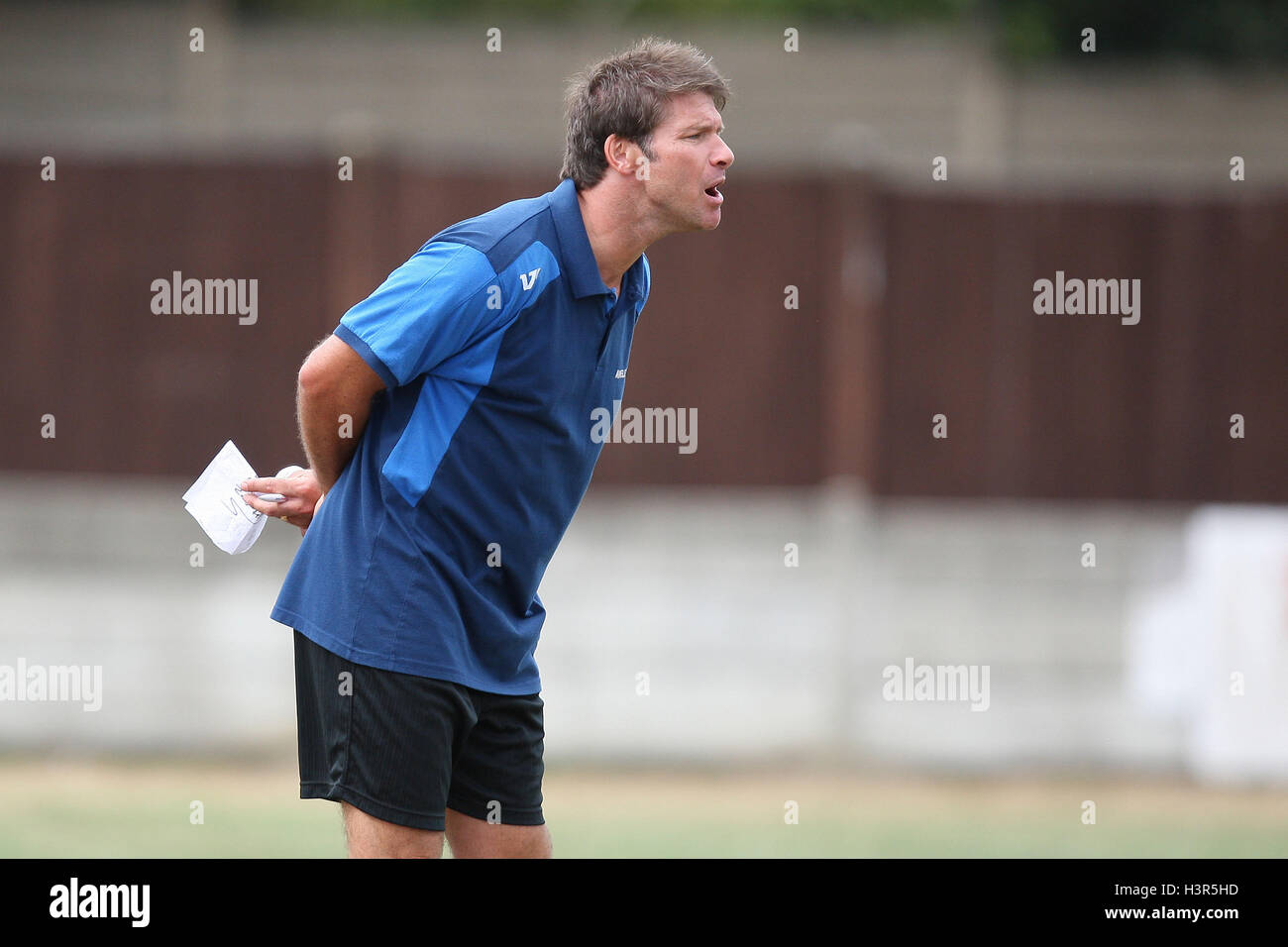 Aveley manager Alan Kimble - Romford vs Aveley - Pre-Season Friendly ...