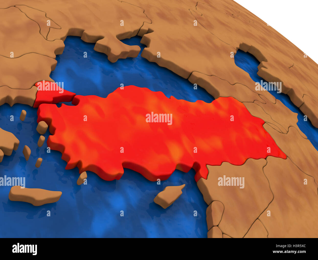 Turk map hi-res stock photography and images - Alamy