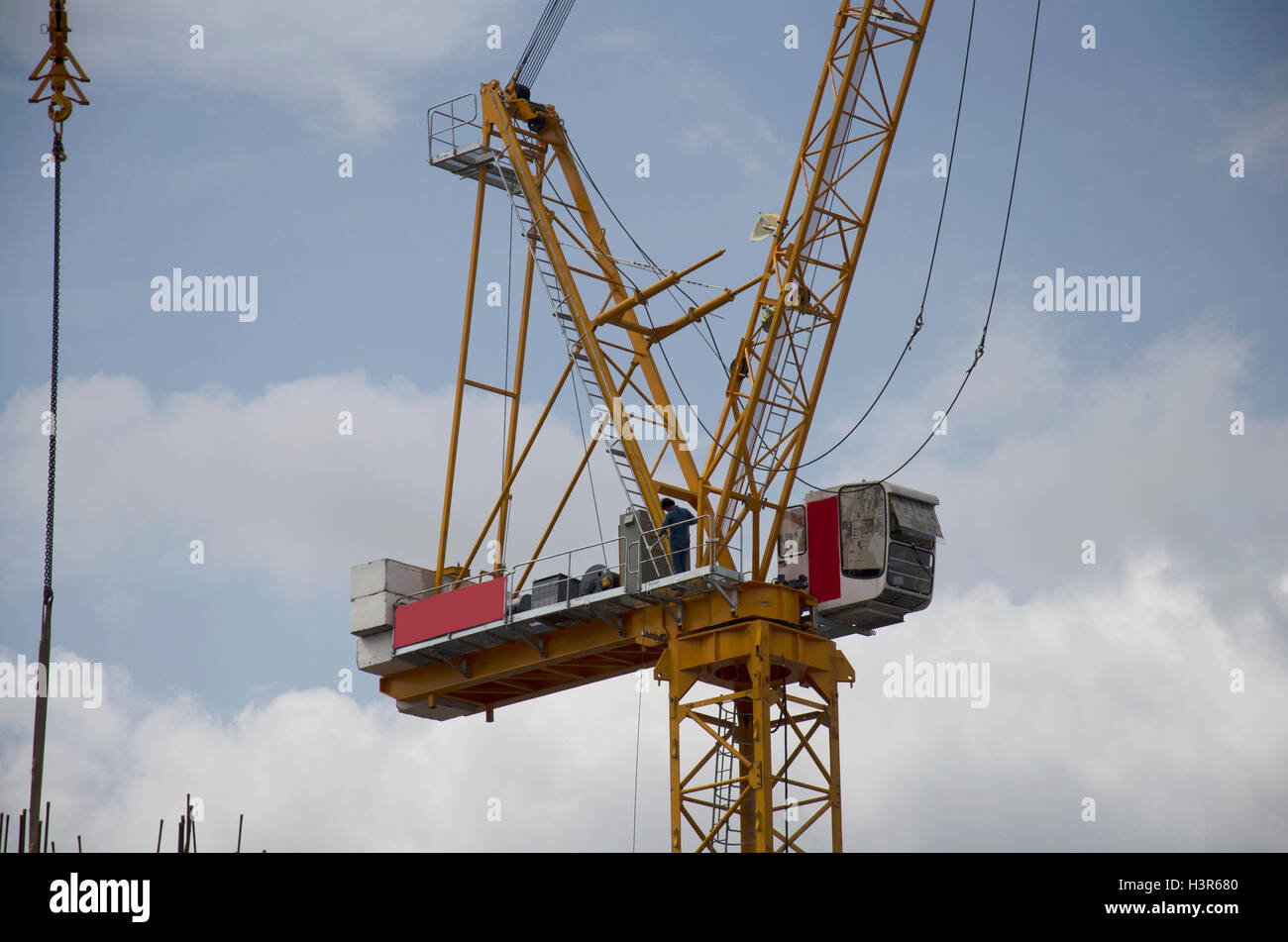 Thai worker people and machine build and work local thai style on ...