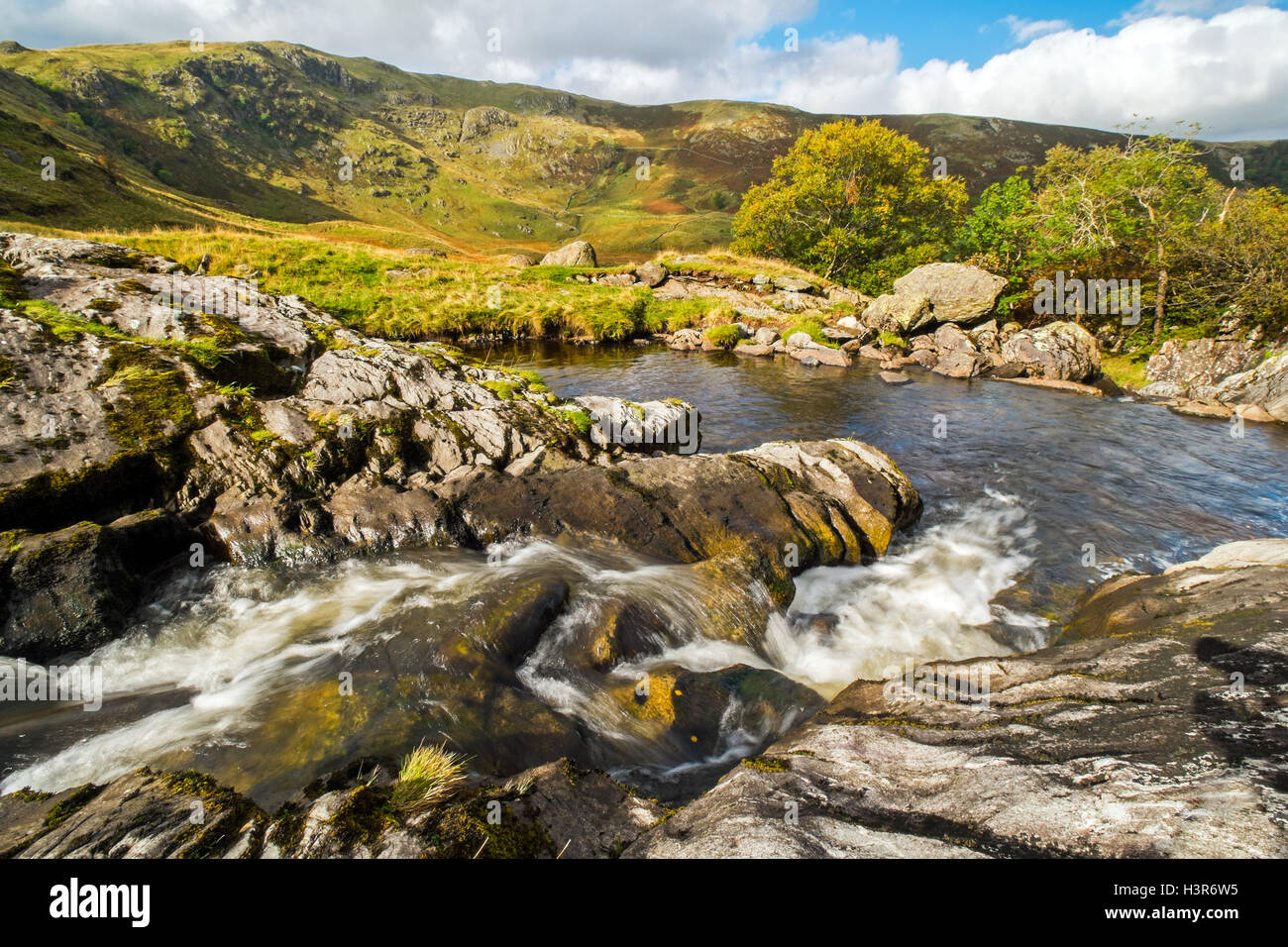 Forces Falls, a waterfall on Swindale Beck (Swindale Common), Lake ...