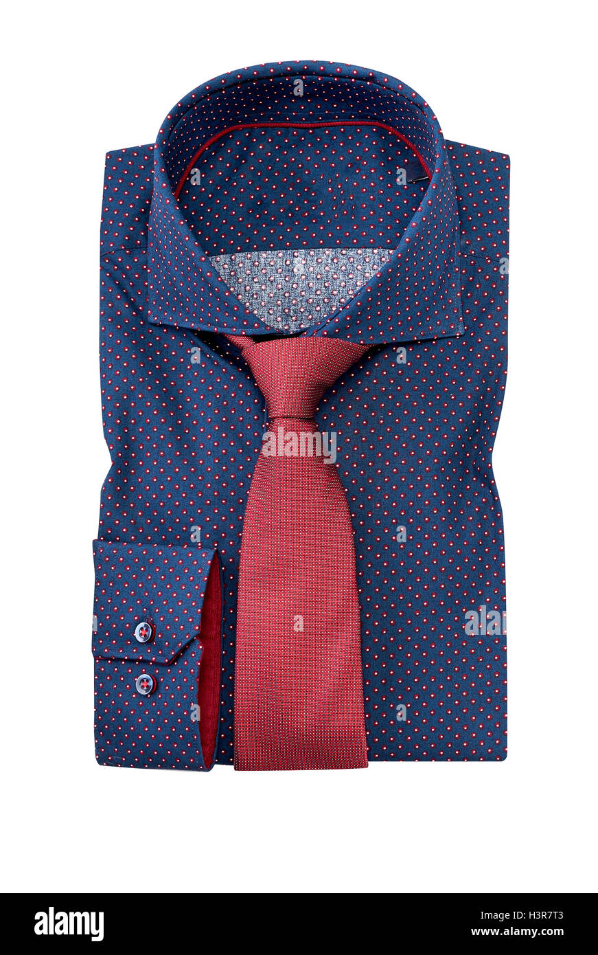 Blue collar shirt hi-res stock photography and images - Alamy