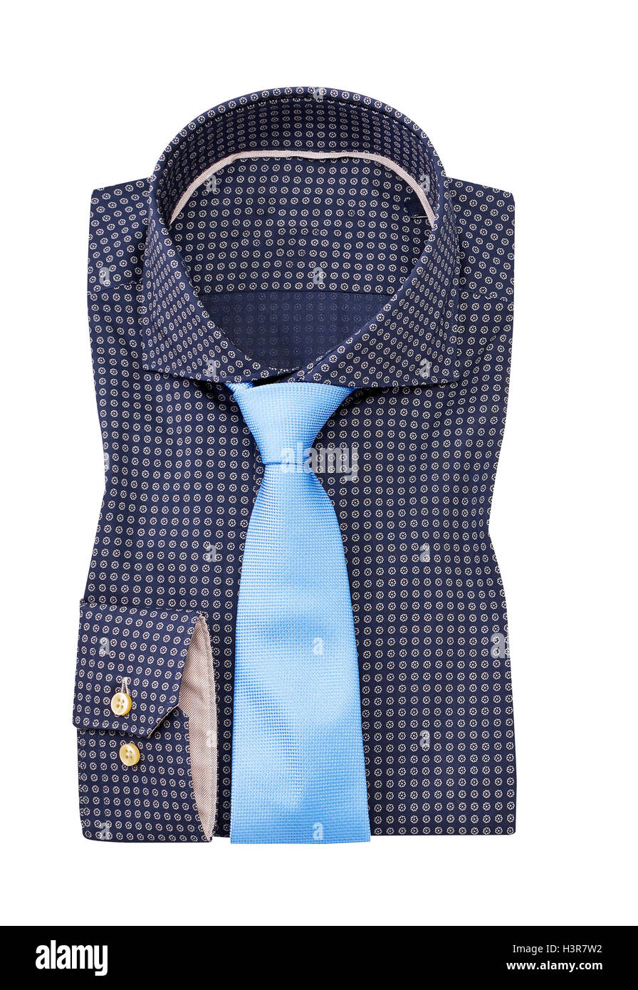 Blue collar shirt hi-res stock photography and images - Alamy