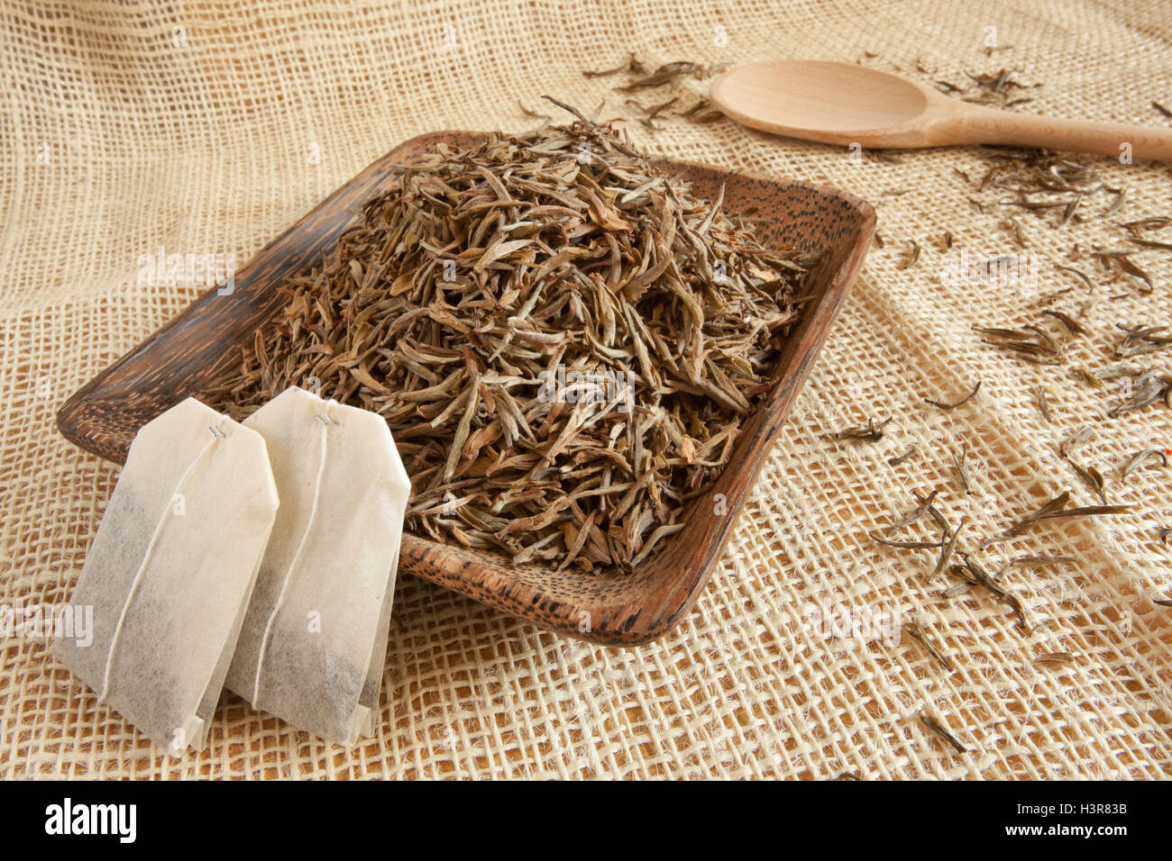 Dried tea bags hi-res stock photography and images - Alamy