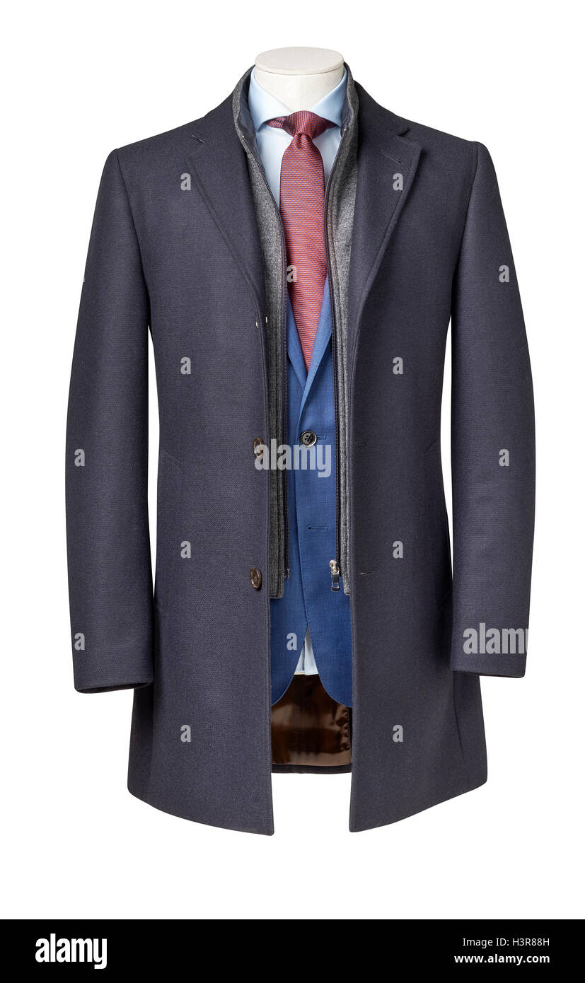 business suit with coat and with clipping path Stock Photo - Alamy