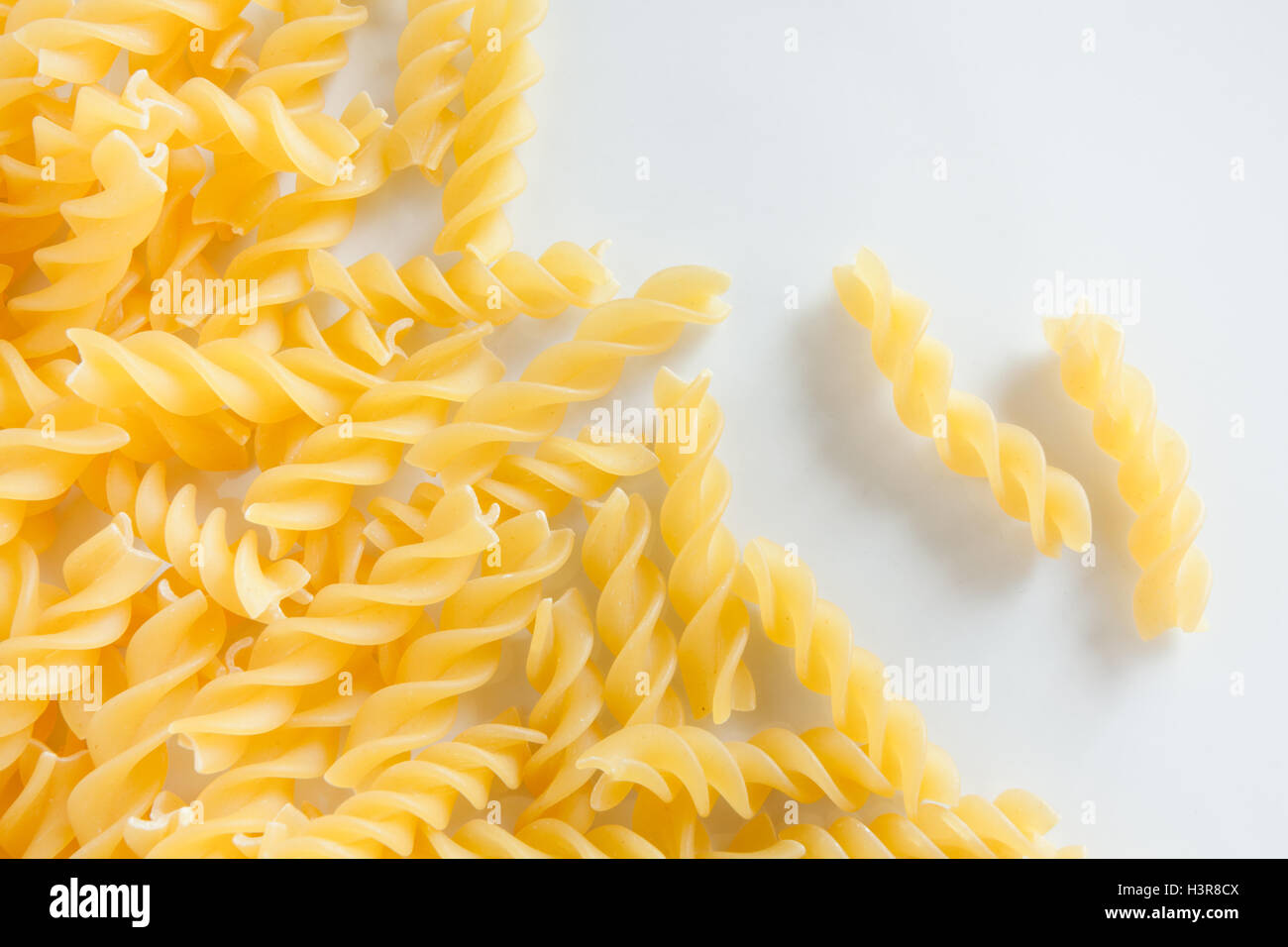 Italian pasta: fusilli Stock Photo - Alamy