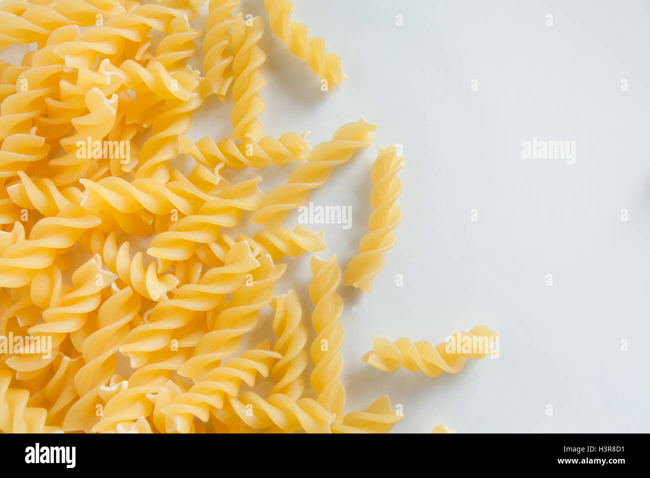 Italian pasta: fusilli Stock Photo - Alamy