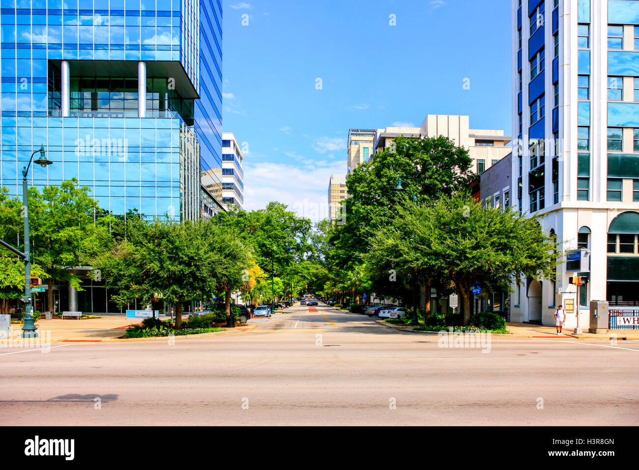 Modern skyscrapers in the downtown area of Columbia, the State Capital ...