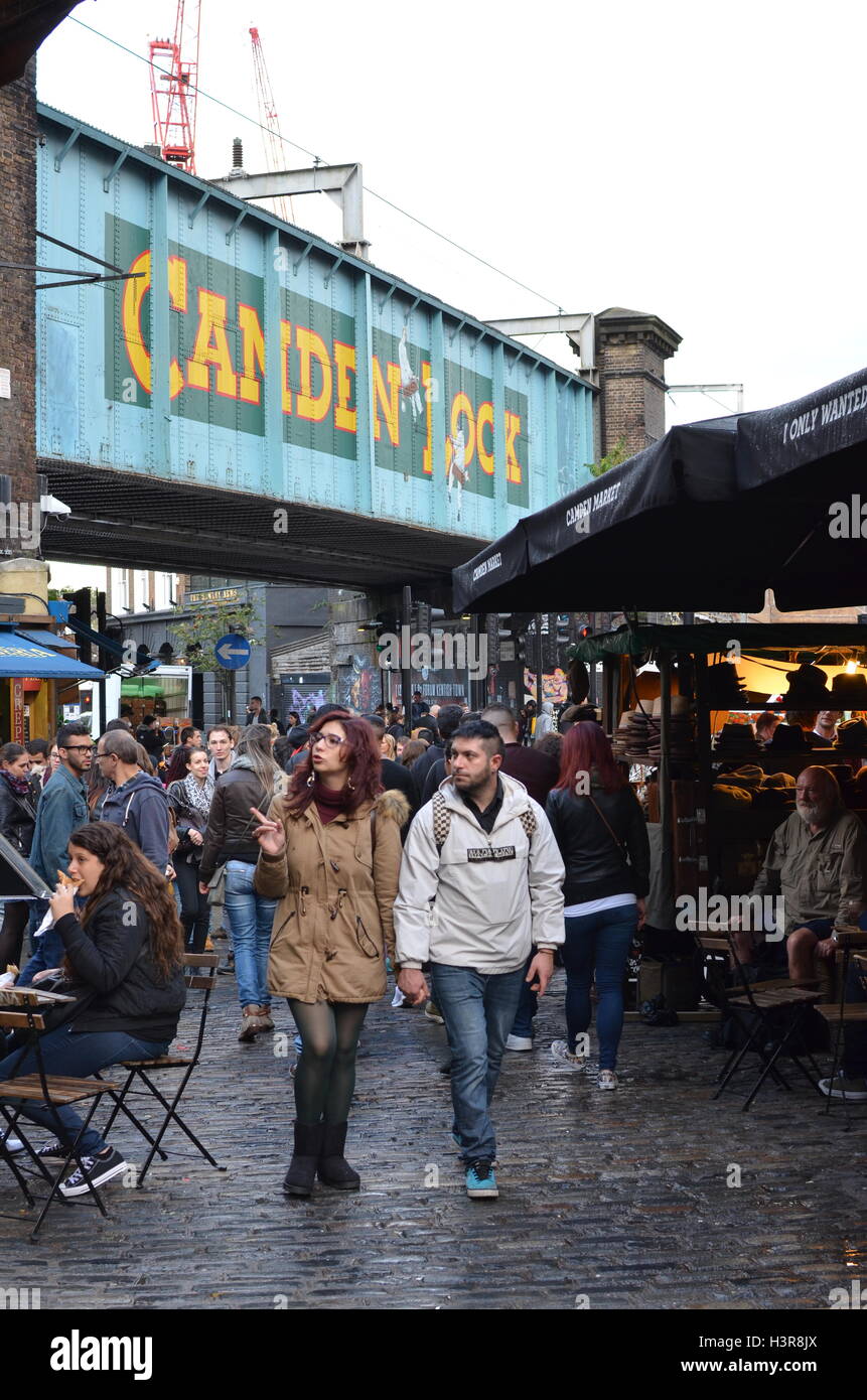 Camden Market seen on a Sunday Stock Photo - Alamy