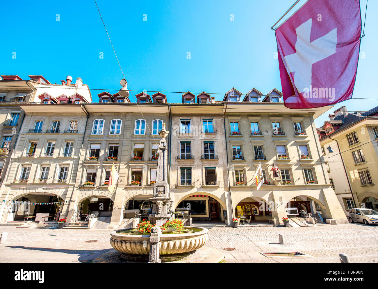 Street view in Bern city Stock Photo - Alamy
