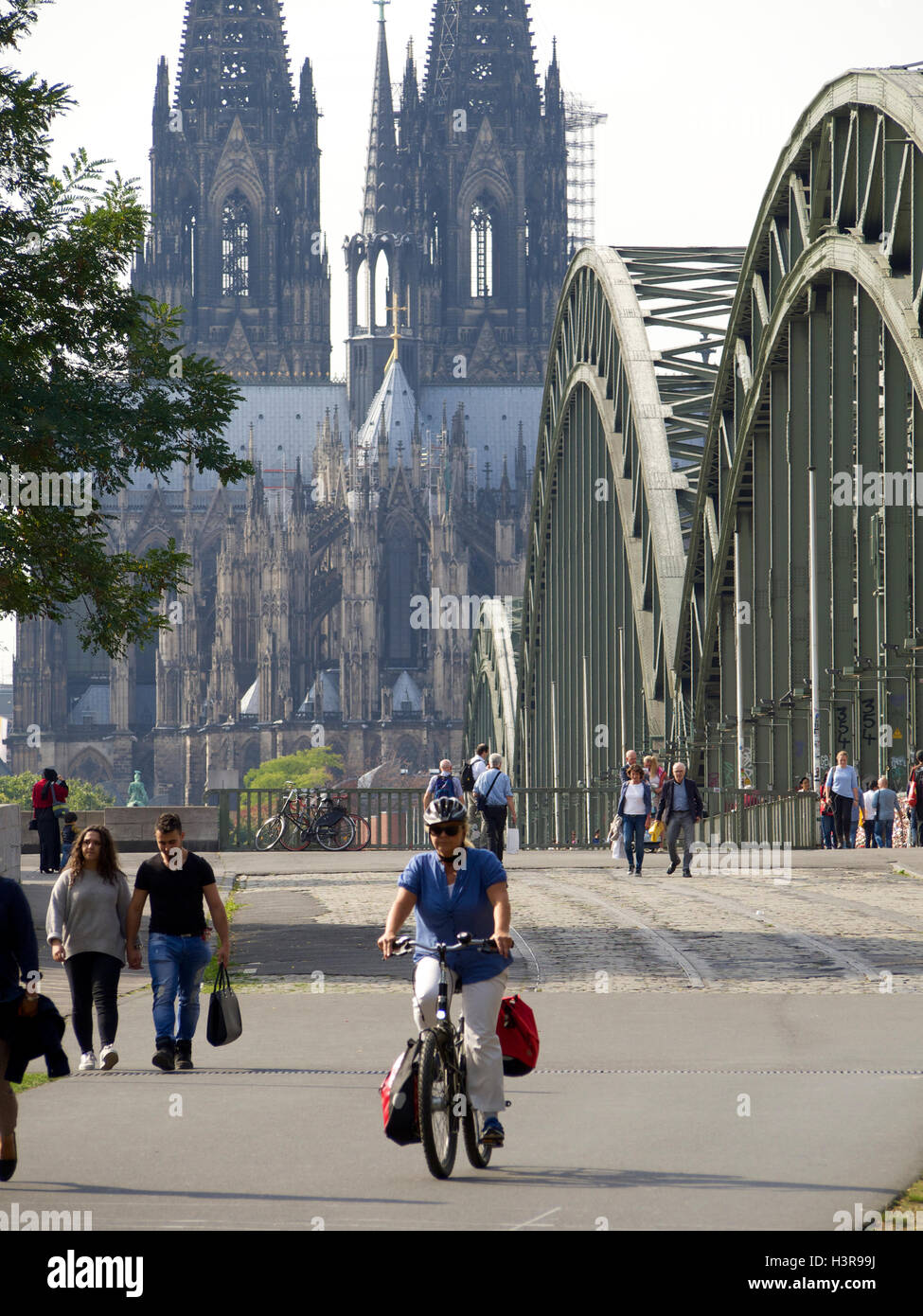 City life in Cologne, Germany Stock Photo - Alamy