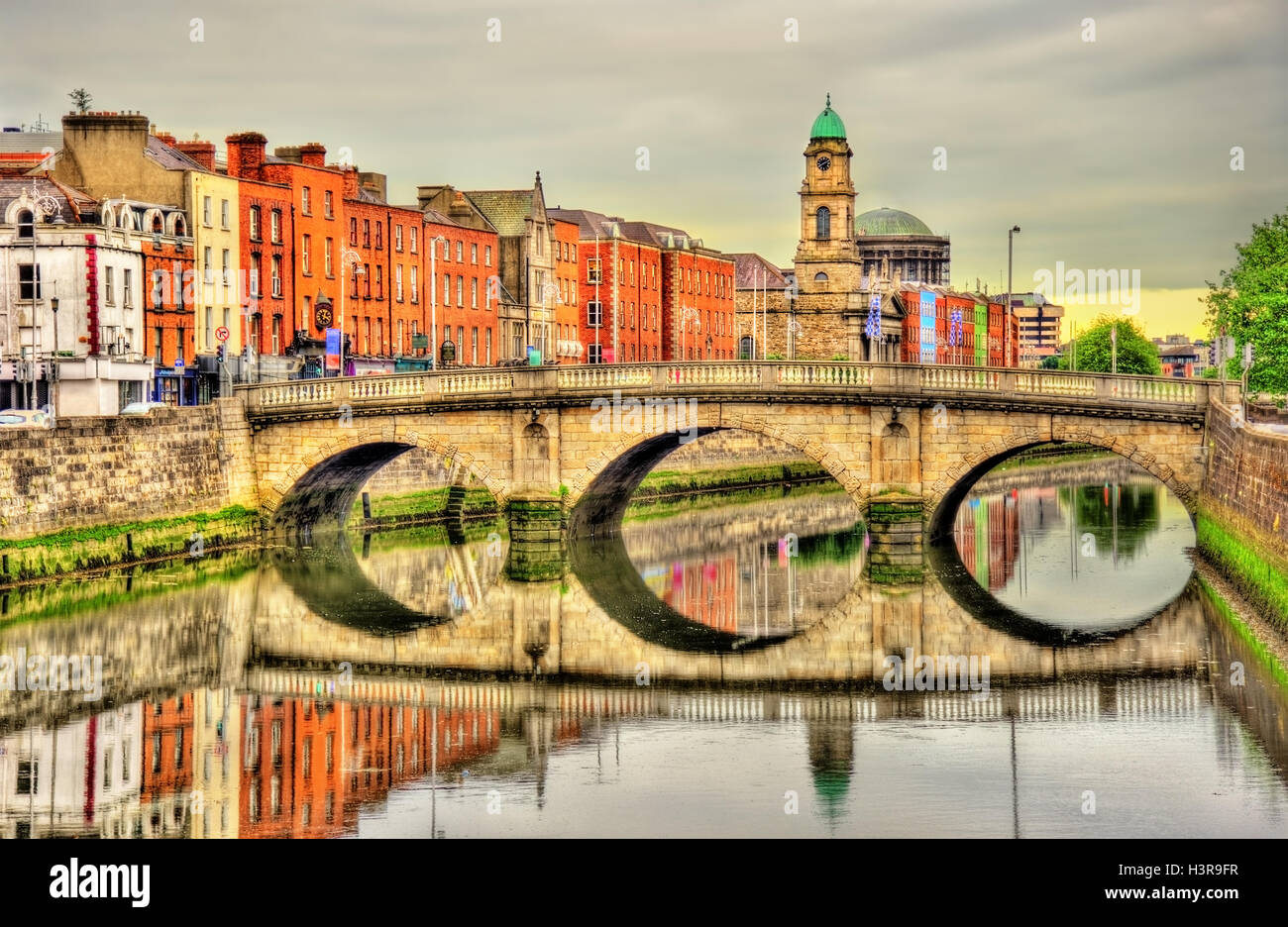 View of Mellows Bridge in Dublin - Ireland Stock Photo - Alamy