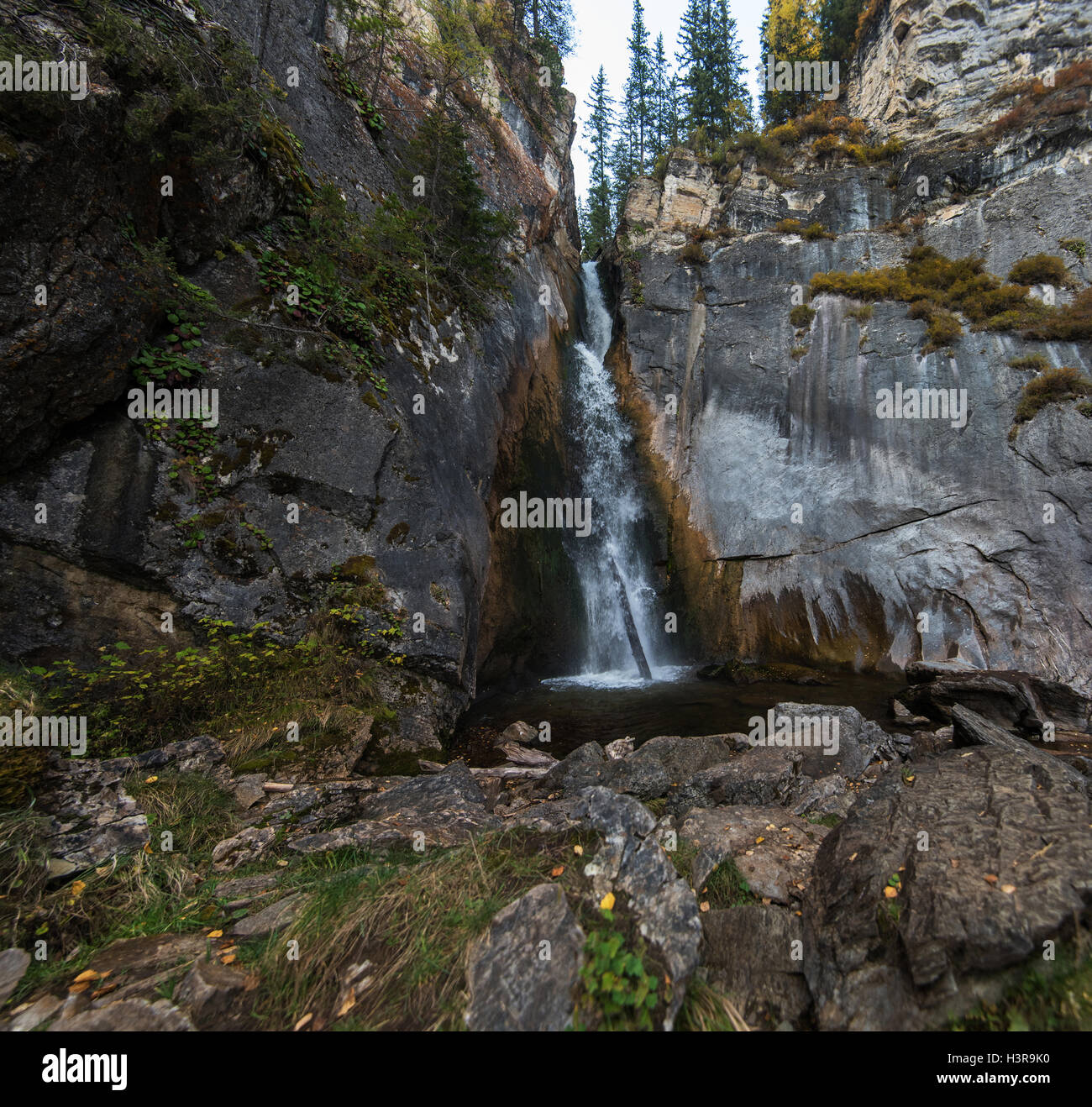Waterfall on river Shinok Stock Photo - Alamy