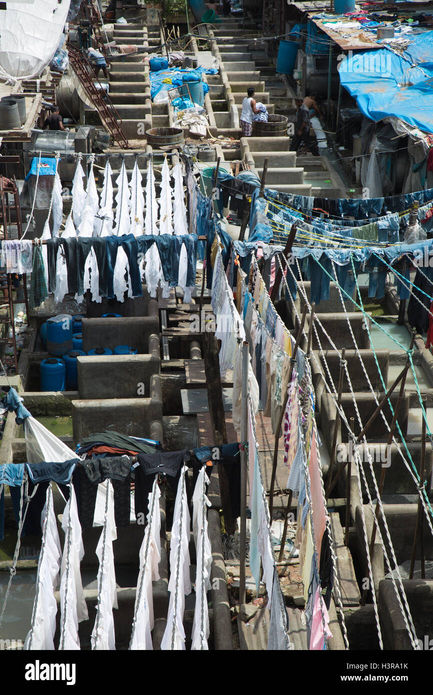 Dhobi Ghat (Mahalaxmi Dhobi Ghat Stock Photo - Alamy
