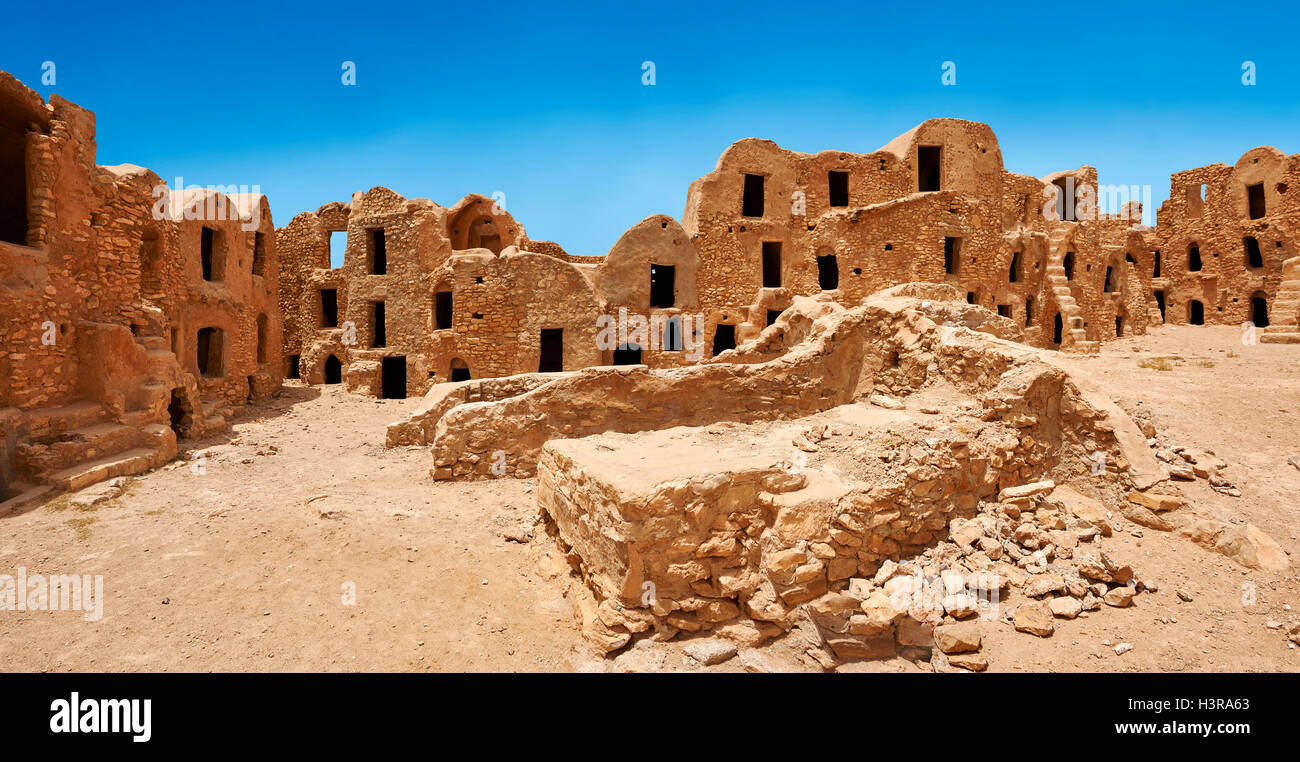 The traditional north Sahara fortified Berber Ksar El Mguebl and its ...