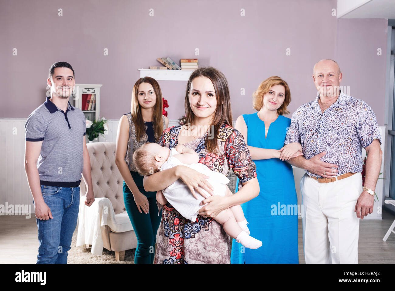 Big big family hi-res stock photography and images - Alamy