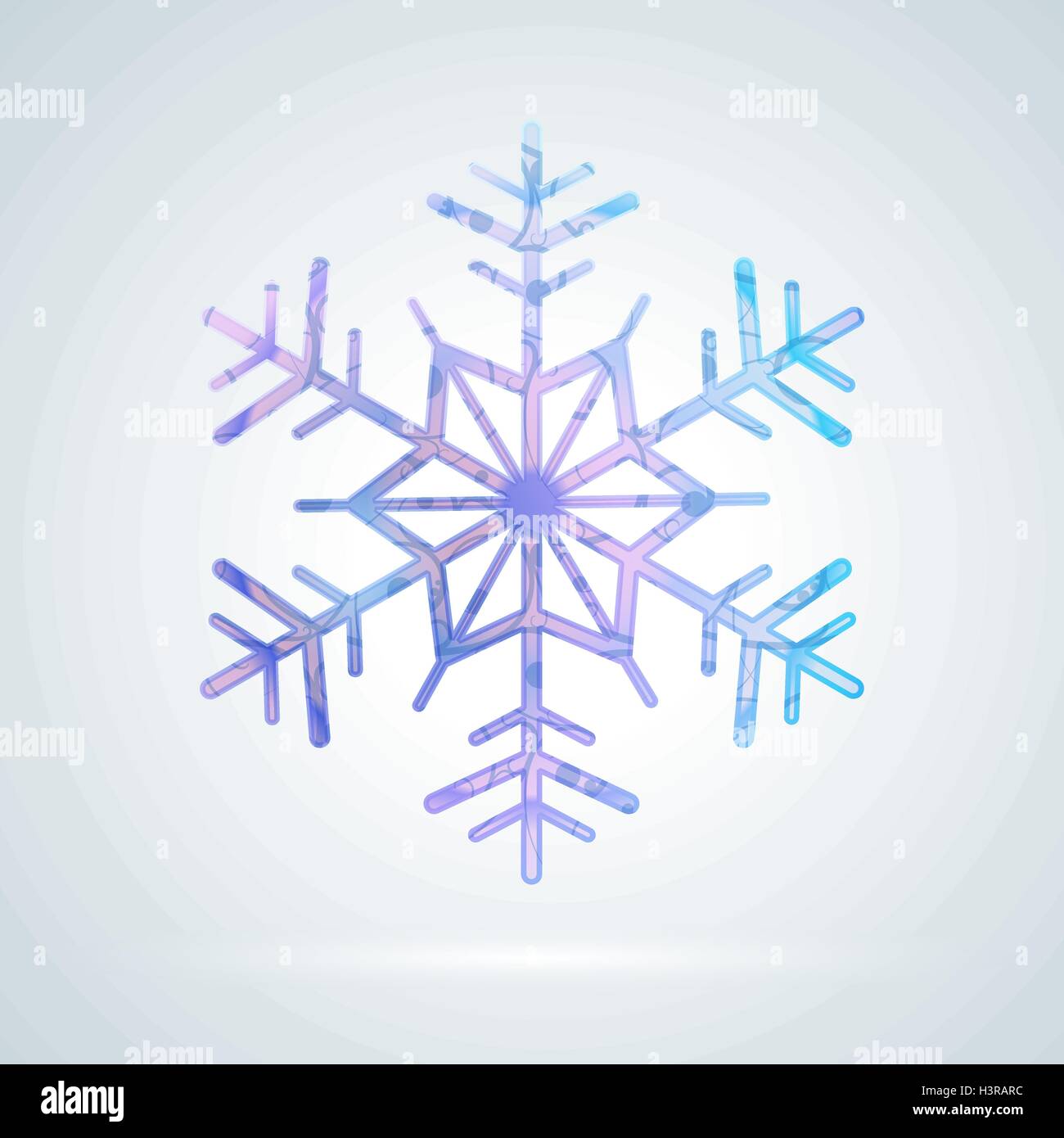Bright colourful ice snowflake Stock Vector Image & Art - Alamy