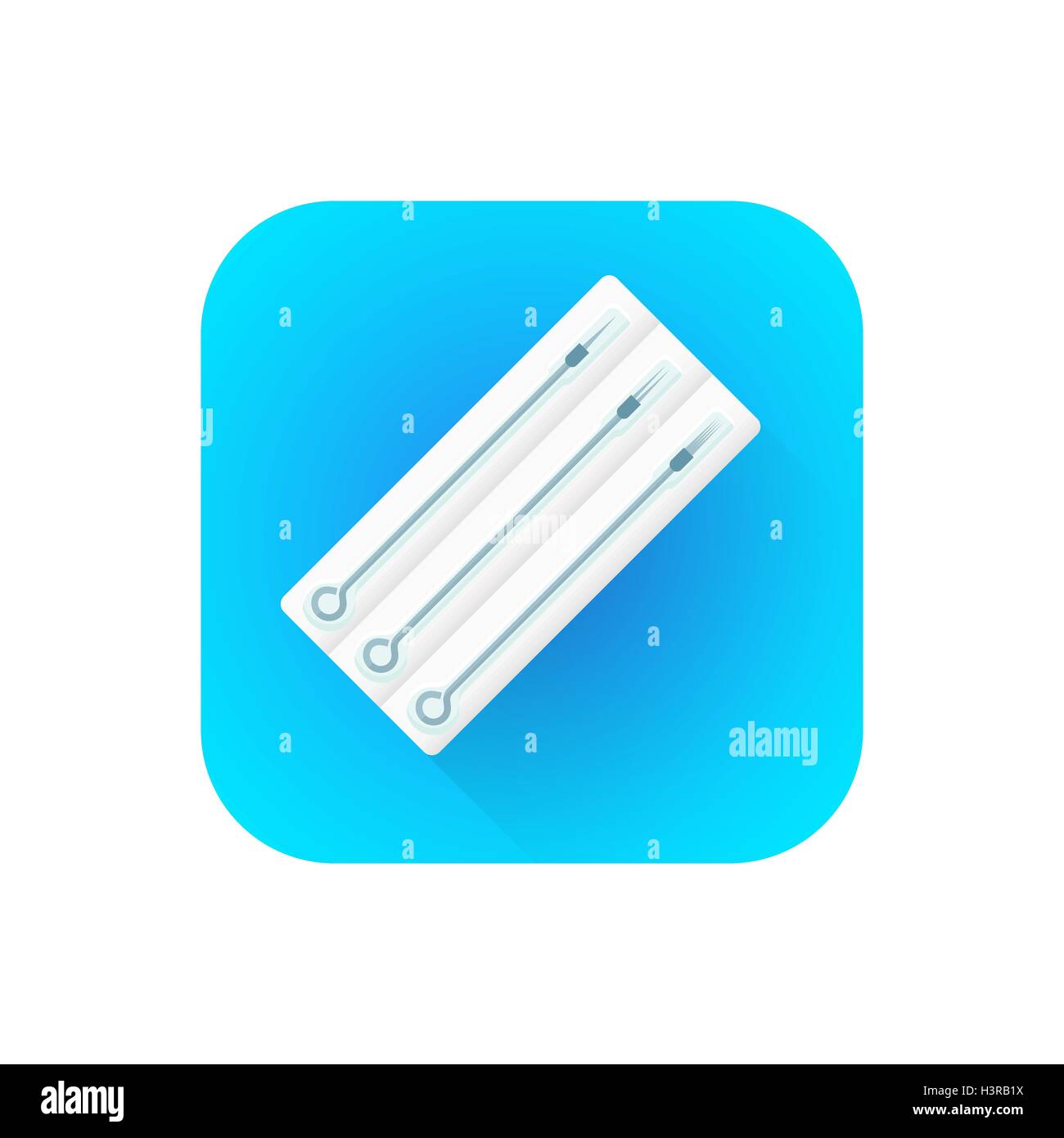 vector colorful flat design various tattoo machine metal needles pack ...