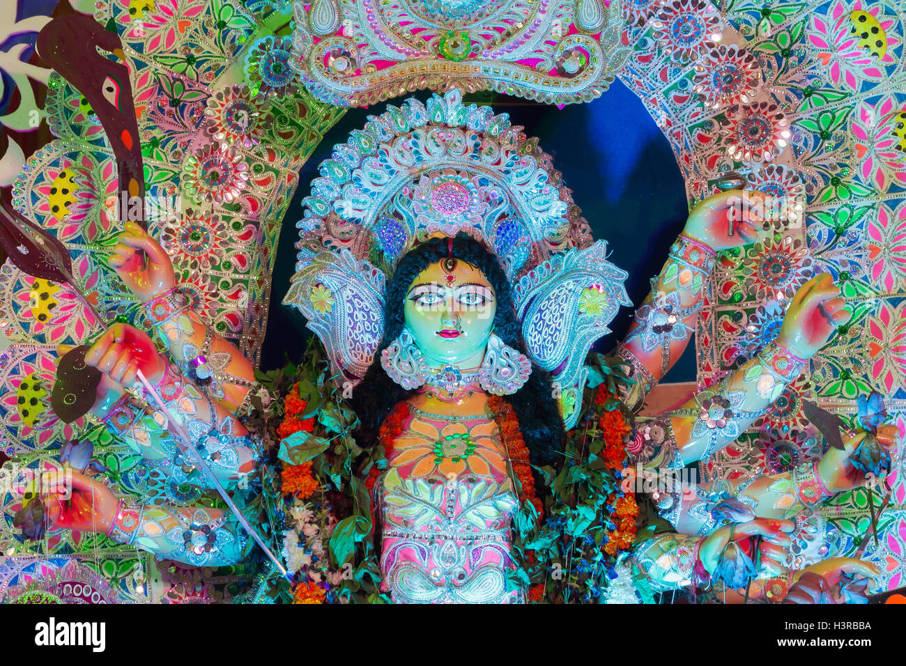 The mother goddess durga hi-res stock photography and images - Alamy