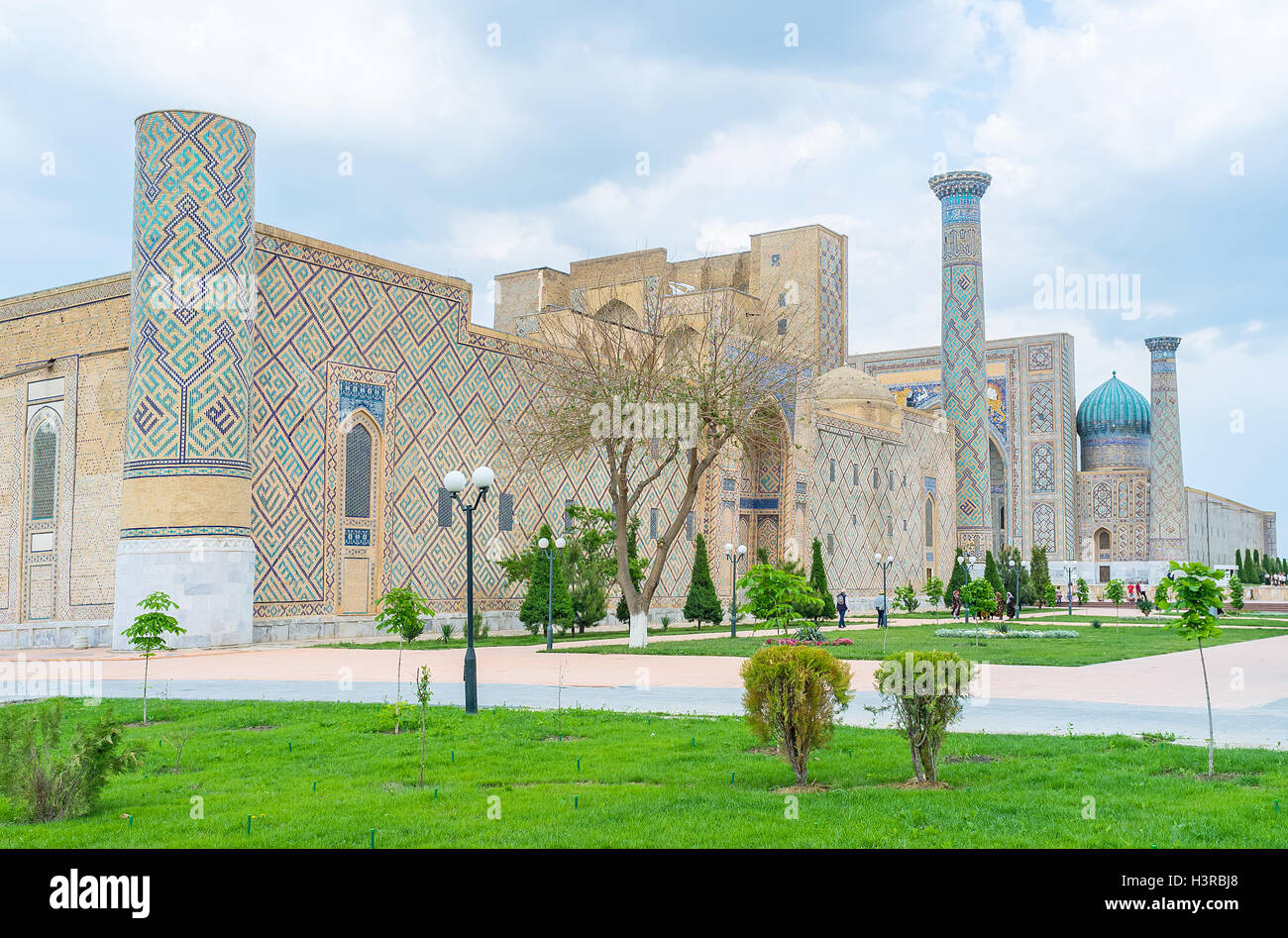 The Registan Square is one of the most colorful architectural complex ...