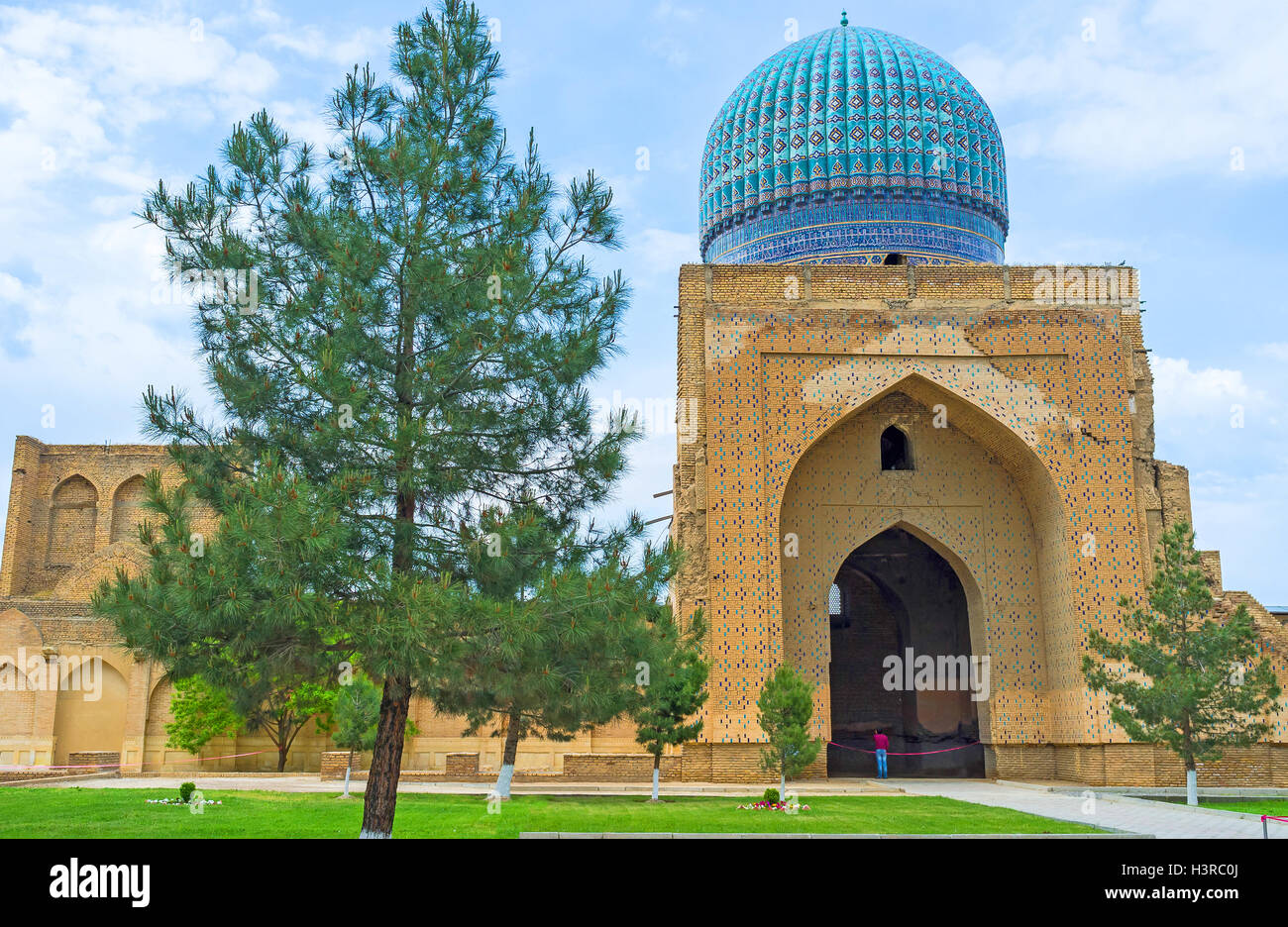 The Bibi-Khanym Mosque is named in honor of the beloved wife of Amir ...