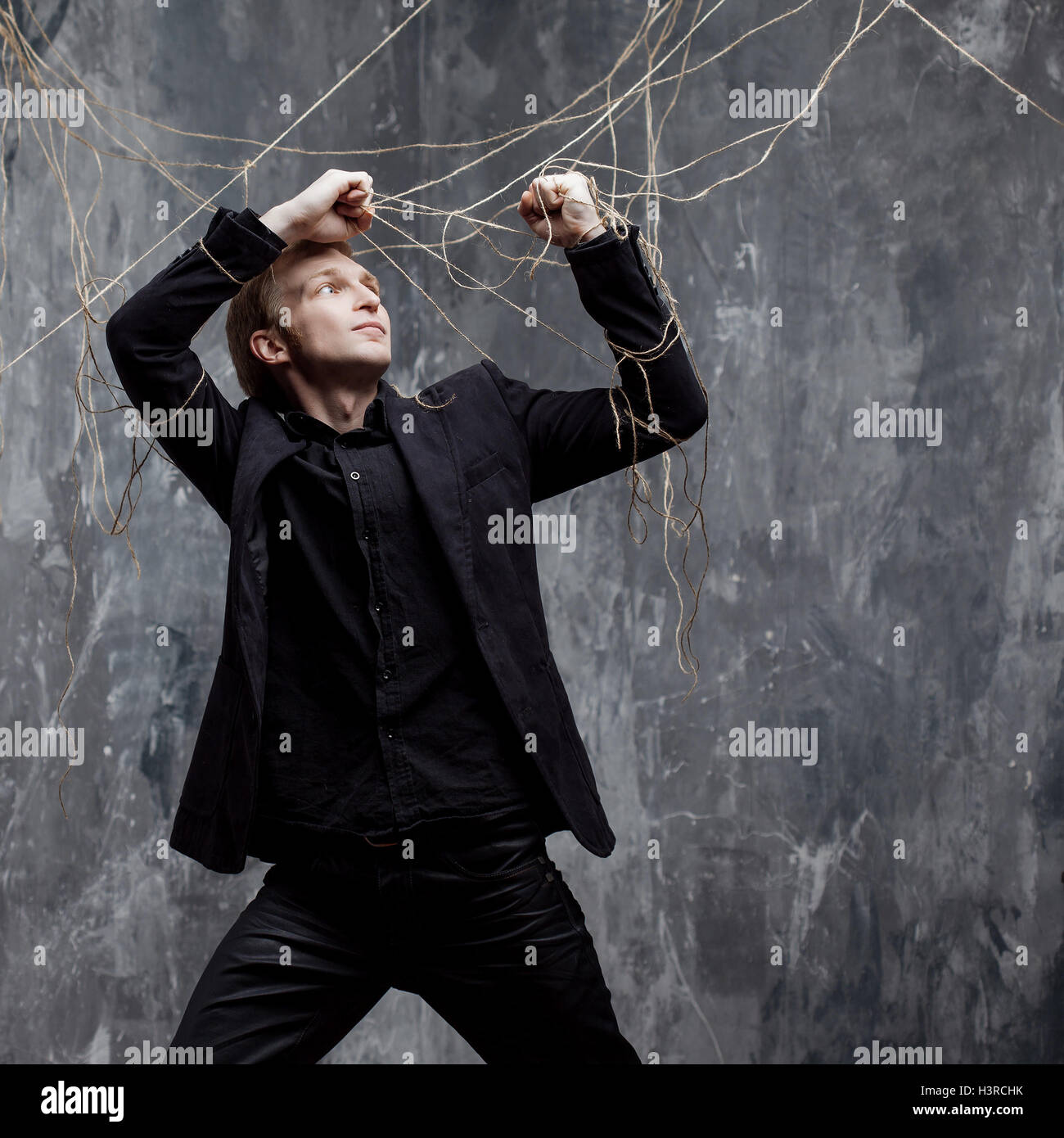 Pulling something hi-res stock photography and images - Alamy