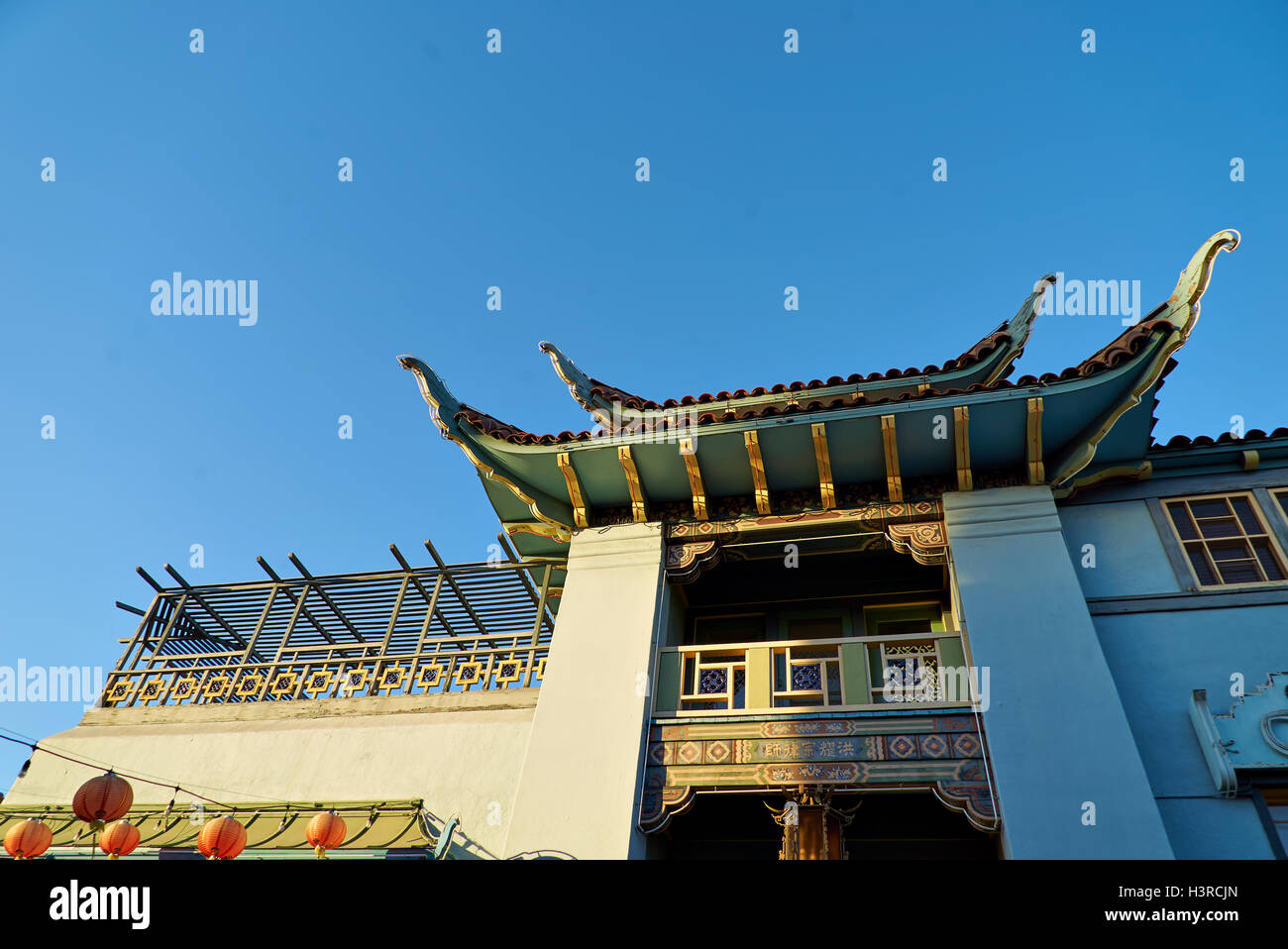 Beautiful house in Chinatown Los Angeles Stock Photo - Alamy