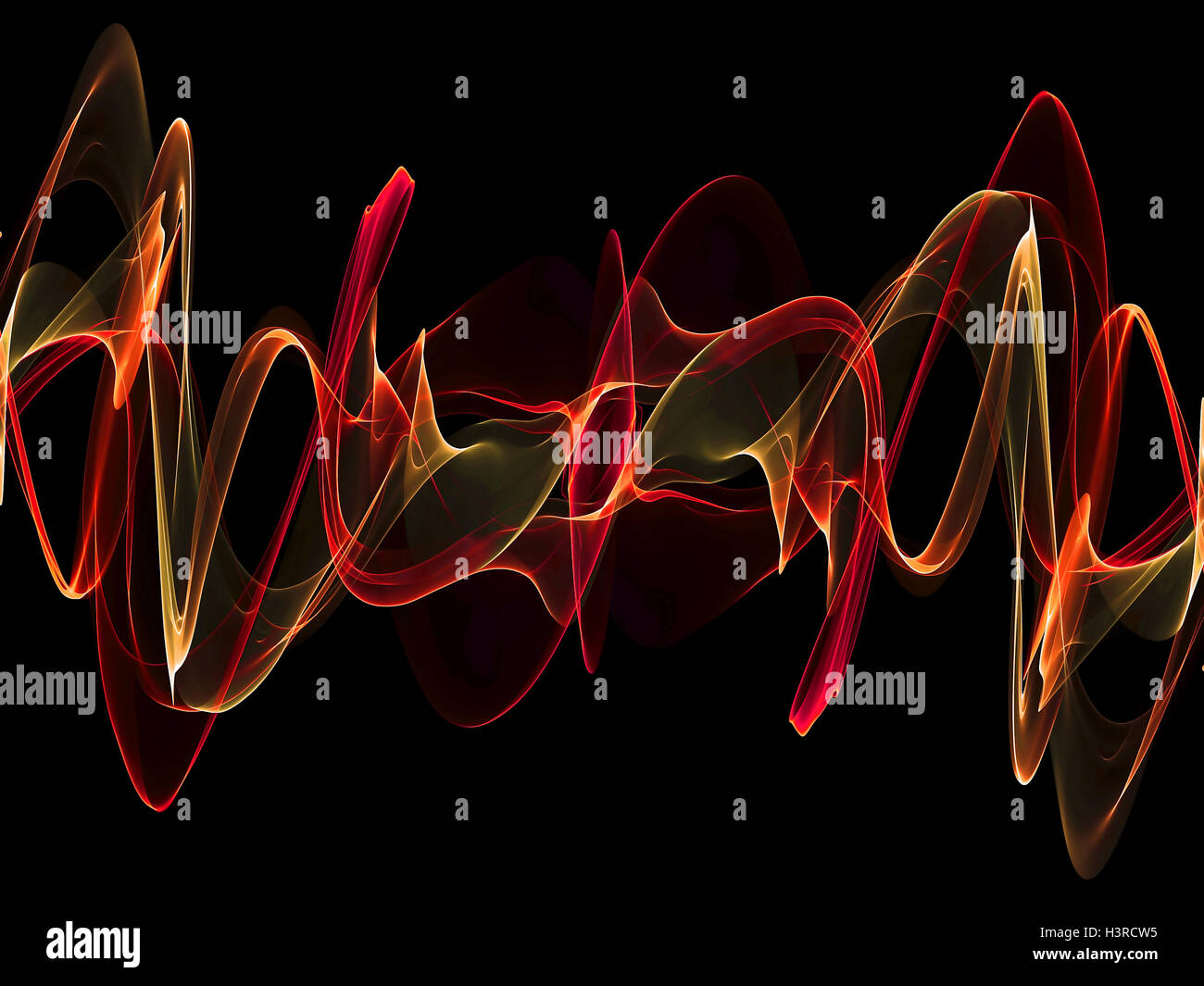 abstract red twisted wave Stock Photo - Alamy