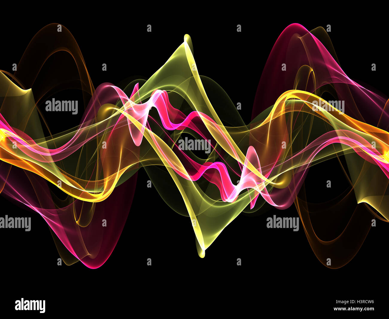 abstract colorful twisted waves Stock Photo - Alamy