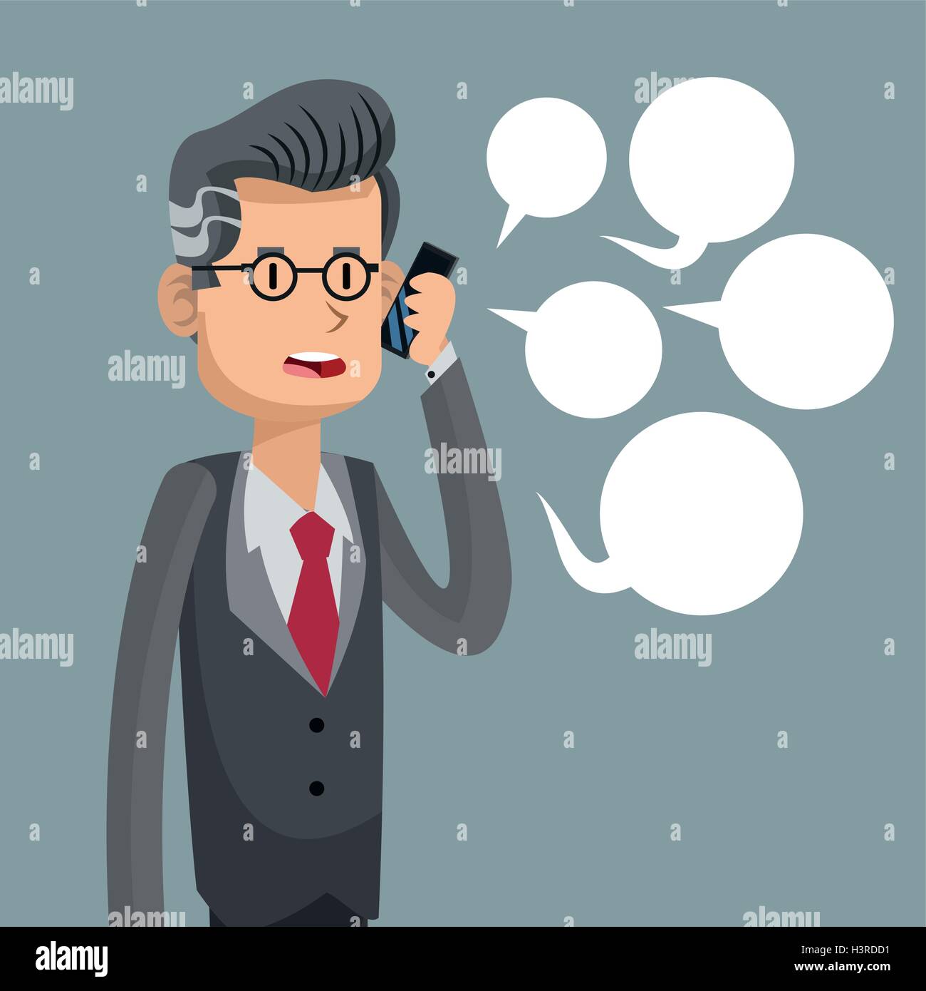 Mobile people cartoon design Stock Vector Image & Art - Alamy
