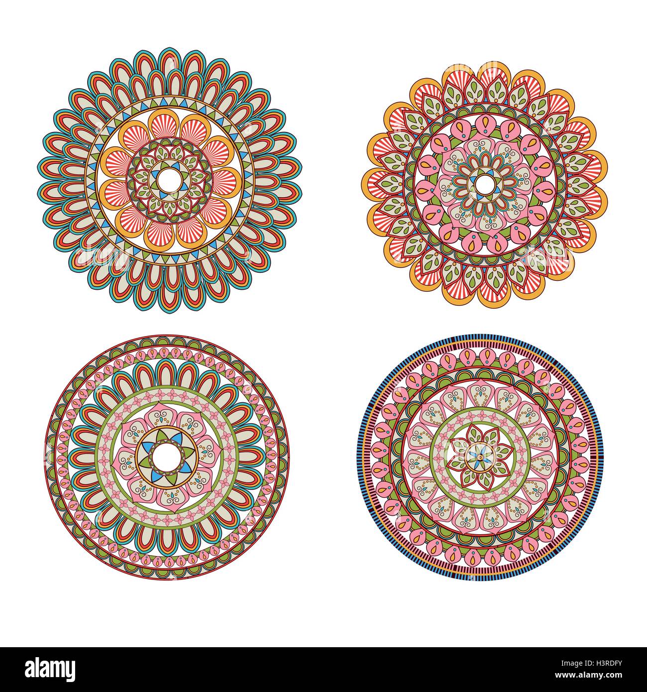 Mandale of bohemic and ornament concept Stock Vector Image & Art - Alamy
