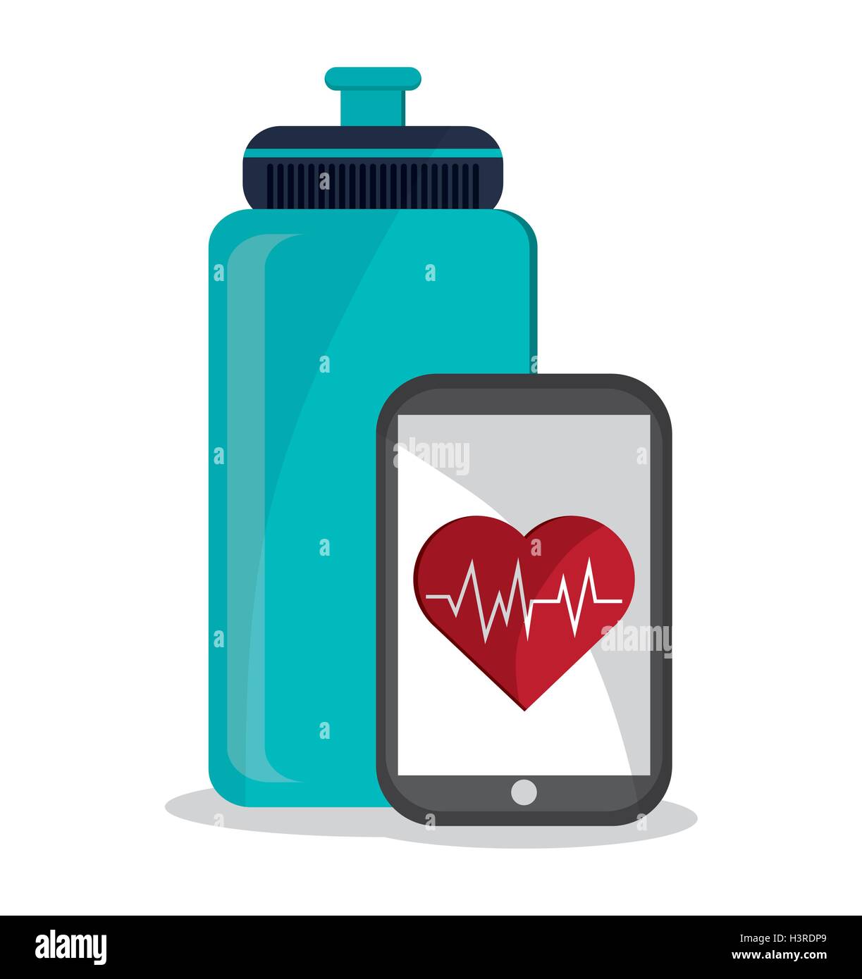 Smartphone and fitness design Stock Vector Image & Art - Alamy