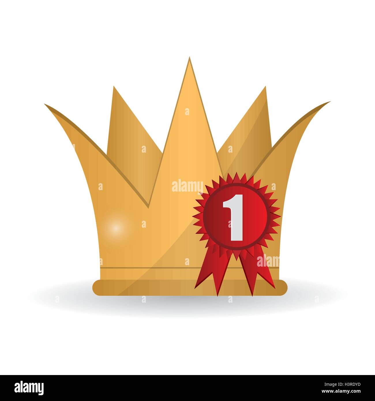 Isolated gold crown design Stock Vector Image & Art - Alamy