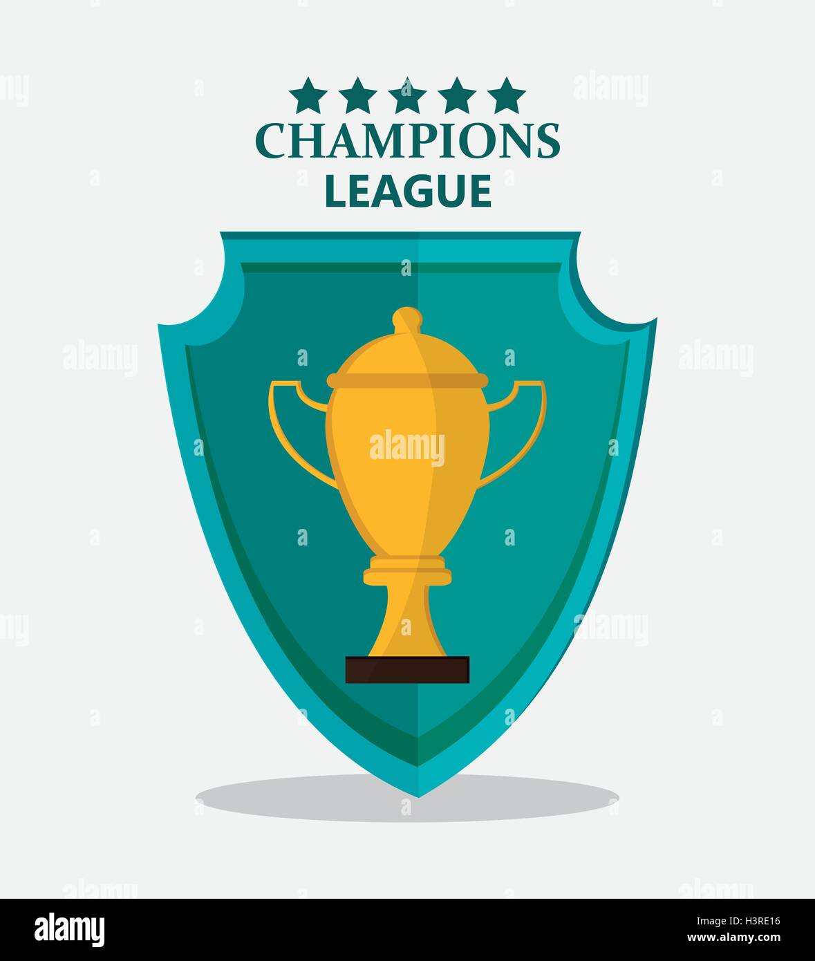 Isolated gold trophy cup design Stock Vector Image & Art - Alamy